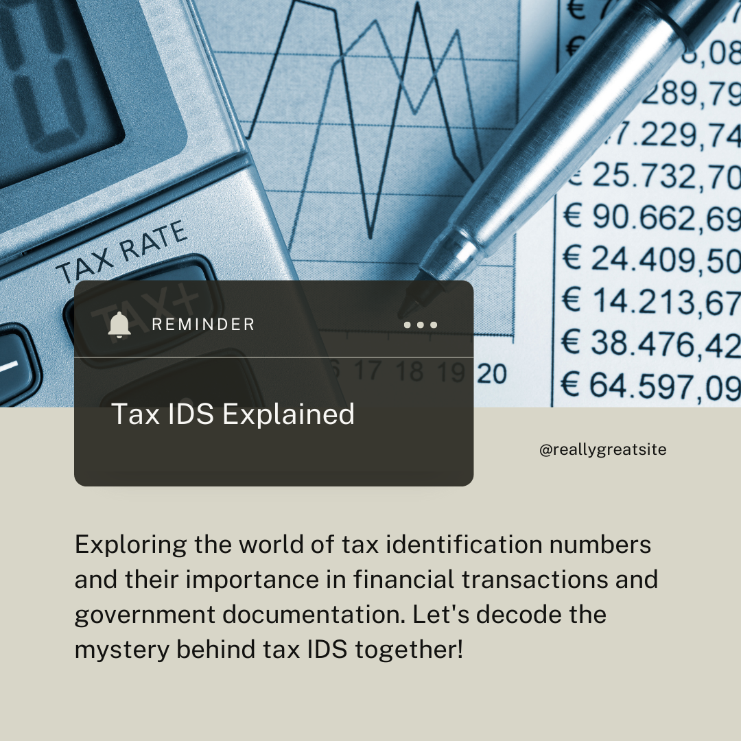 Unveiling the Secrets of Tax Identification: A Comprehensive Guide to ...